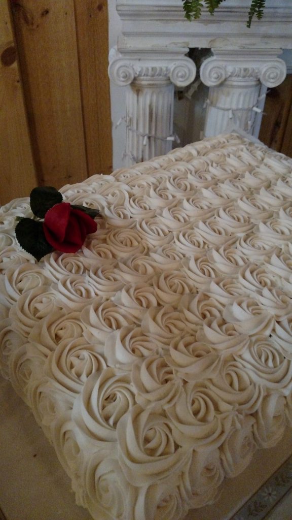 Rosette Sheet Cake | Kennedy's Bakery